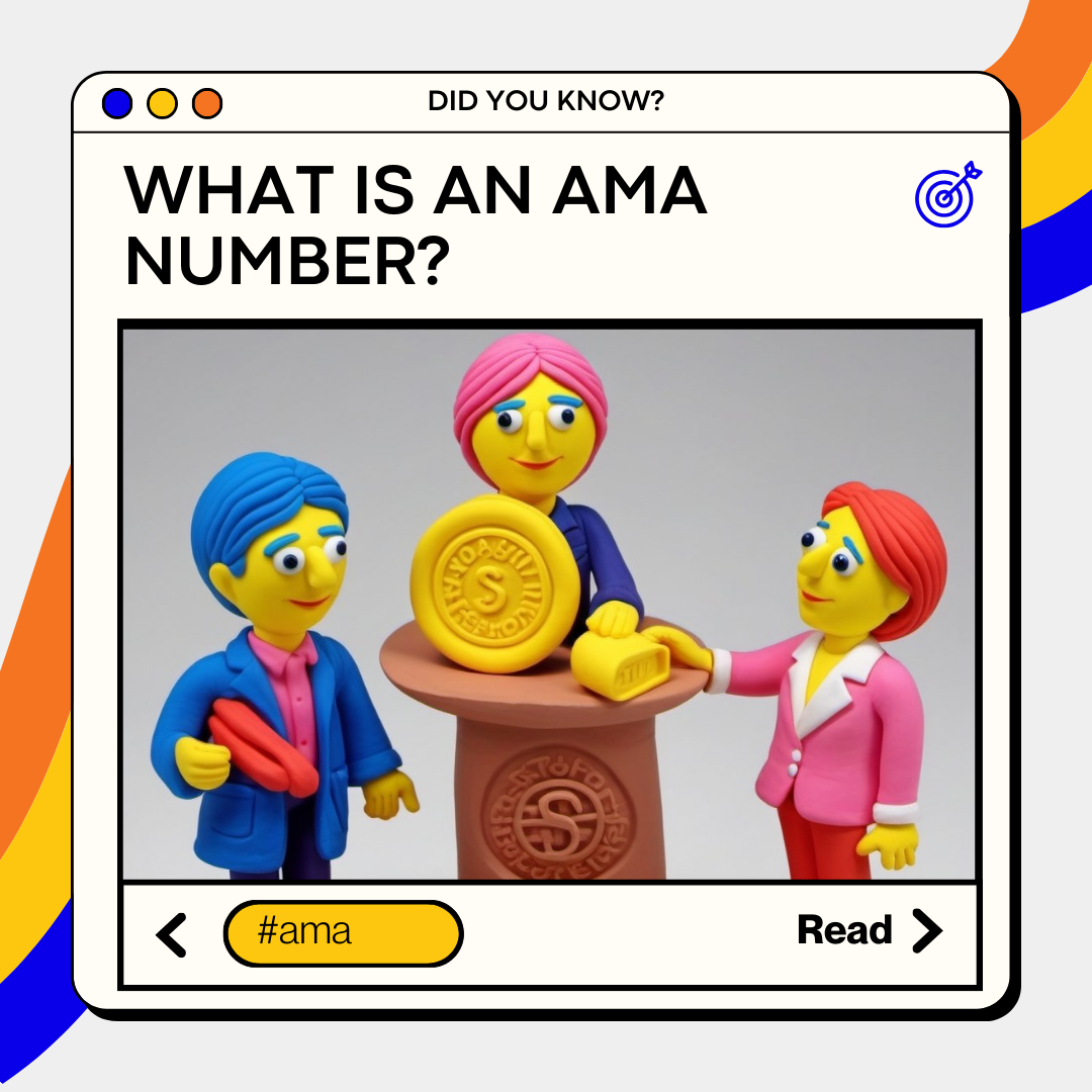 What is an AMA number?